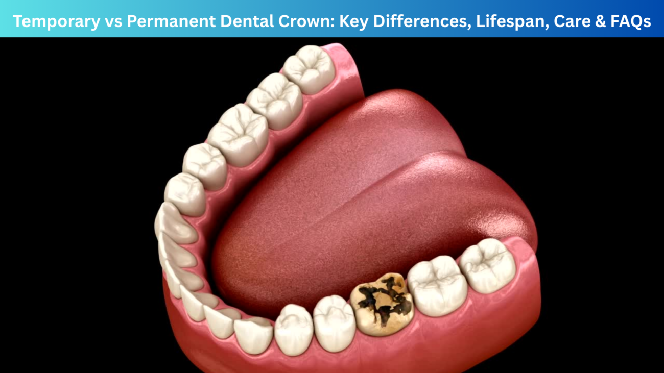 Temporary vs Permanent Dental Crown: Key Differences, Lifespan, Care ...